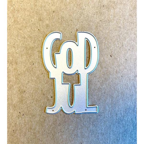 Gitte's egne DIE Designs - Frisk Font / GOD JUL (lille)