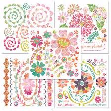 Basic Grey Rub-On's - Sweet Threads