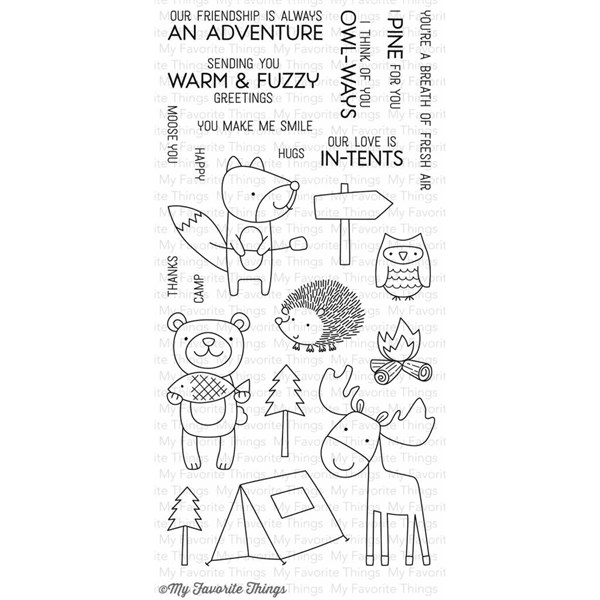 My Favourite Things Stamp Set - Warm & Fuzzy Friends