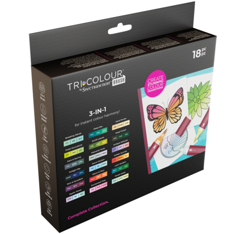 Spectrum Noir TriColour Brush - Complete Collection (18 stk.)